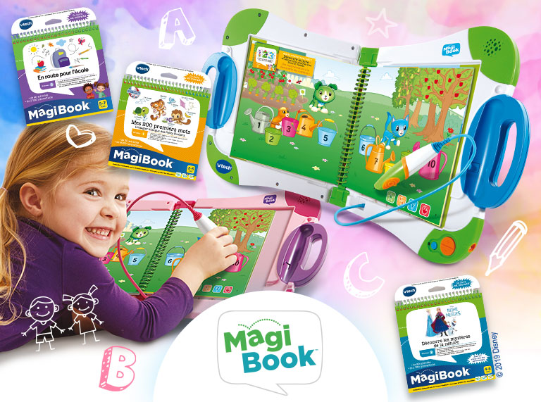 VTech - Livres apprentissage interactifs Magibook