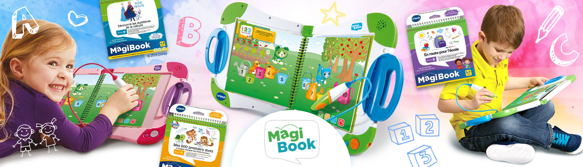 VTech - Livres apprentissage interactifs Magibook