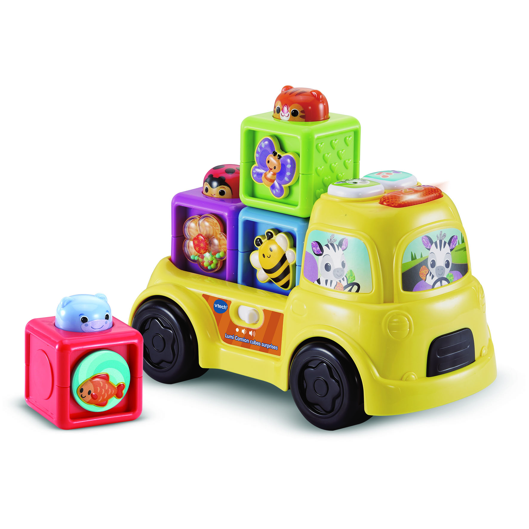VTech Baby - Cubes à empiler - Lumi camion cubes surprises