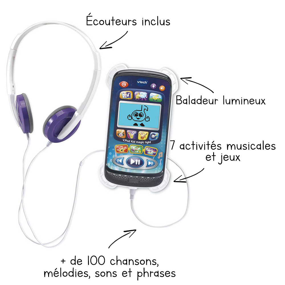 VTech - Baladeur pour enfant - Baladeur magic light